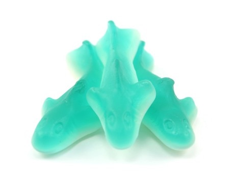 Gummy Blue Sharks - Gummies - Chocolates & Sweets - Nuts.com