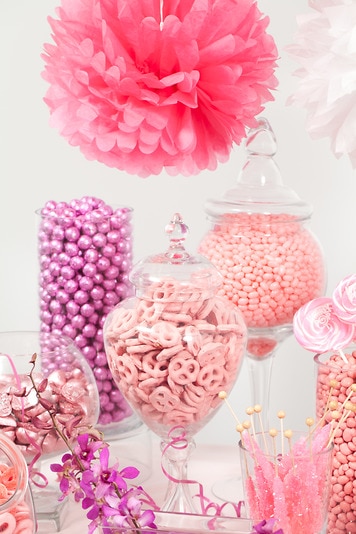 Pink Candy Buffet — Candy Buffets — Wedding Candy — Nuts.com